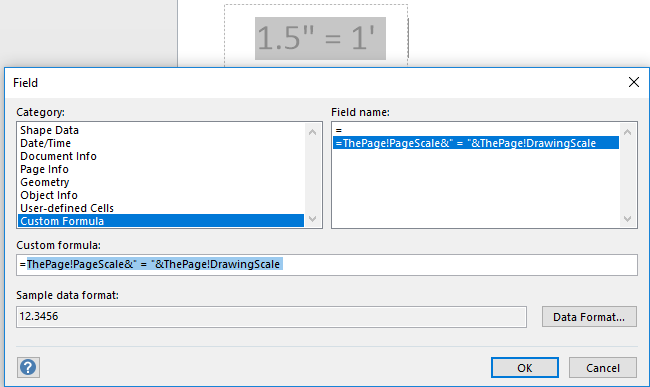 Scale in a Title Block – john Visio MVP